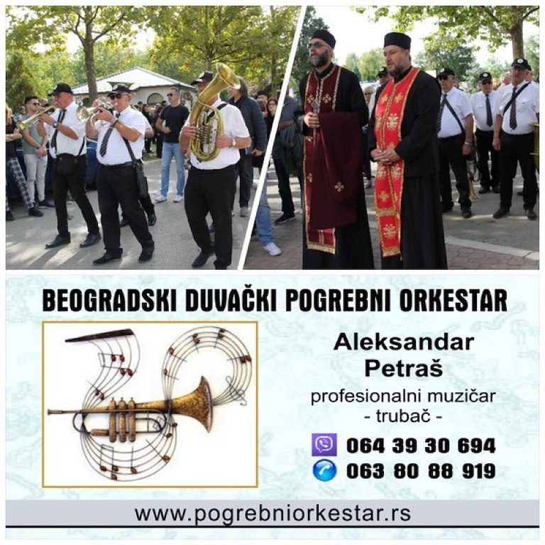 Zvanični pogrebni orkestar trubači muzik