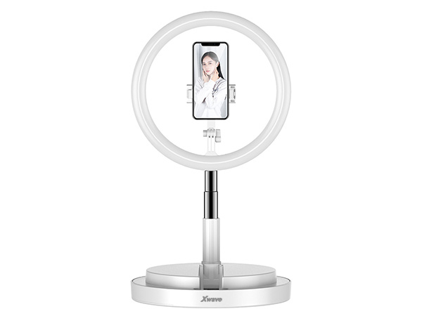 Xwave LED Ring stand white