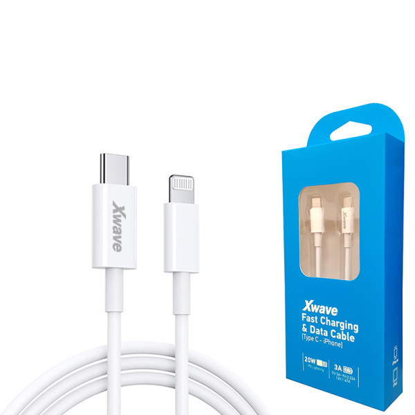 Xwave TIP-C - iPhone M/M 1m 3A /beli /20w