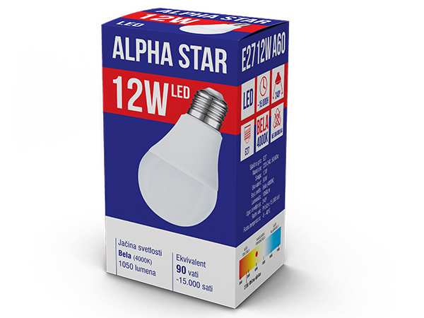 Alpha Star E27 12W NB