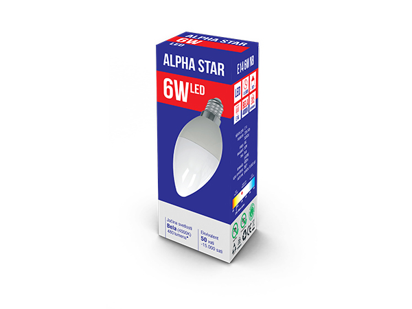 Alpha Star E14 6W NB