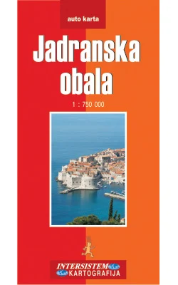 Jadranska obala - auto karta