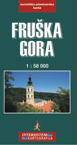 Fruška gora - turistička karta