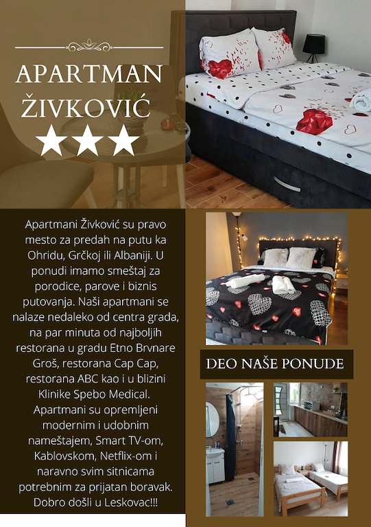 Studio apartman, Leskovac, Pop Mićina 67