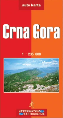 Crna Gora - auto karta