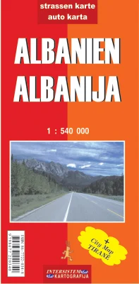 Albanija - auto karta