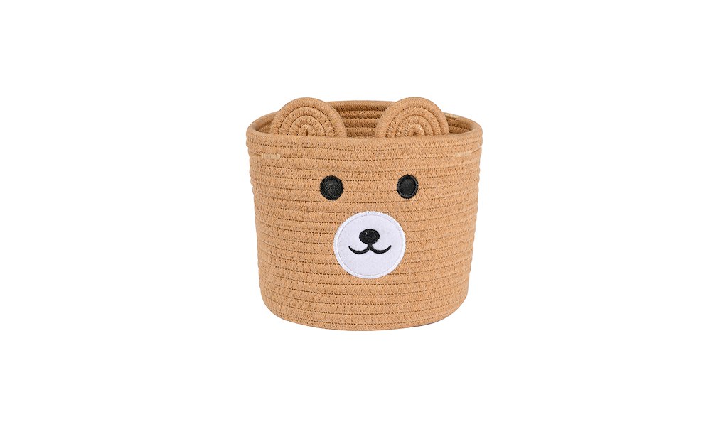 Korpa za odlaganje Teddy 20x18cm braon