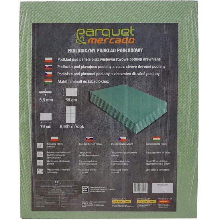 Podloga za panele Basic Mercado Natural Mat 5 mm