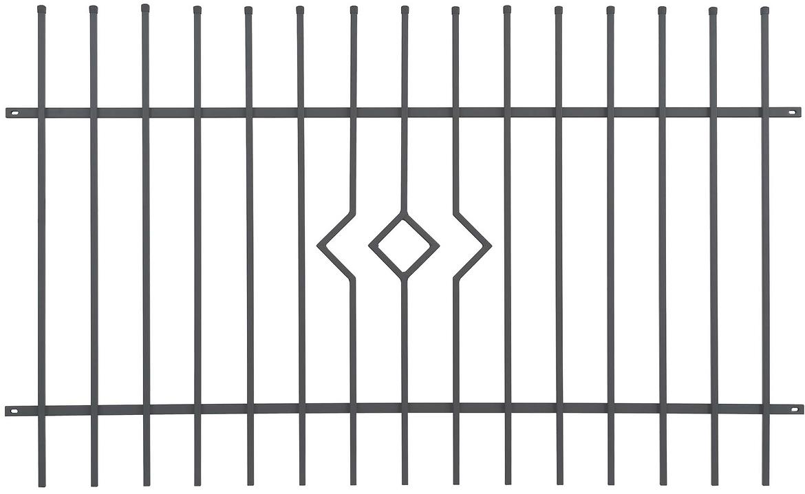 Ograda Porto 2m x 1,2m RAL7016 Zn