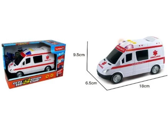 Gd Toys Ambulantno vozilo sa muzikom i svetlom