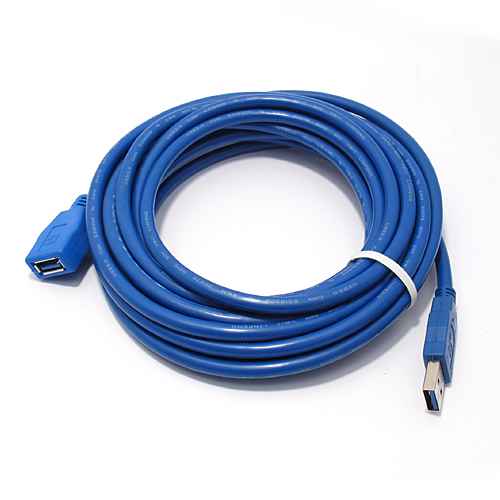 USB kabl produzni A/F 3.0 5m plavi (MS)
