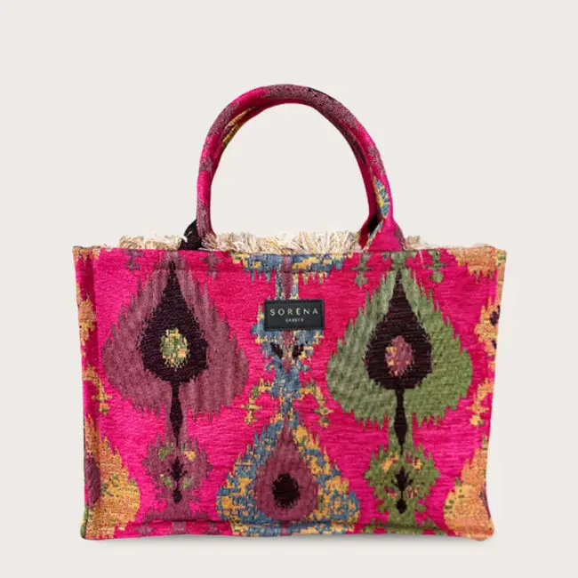 SORENA HANDMADE Francois Tote Ženska torba, Roze