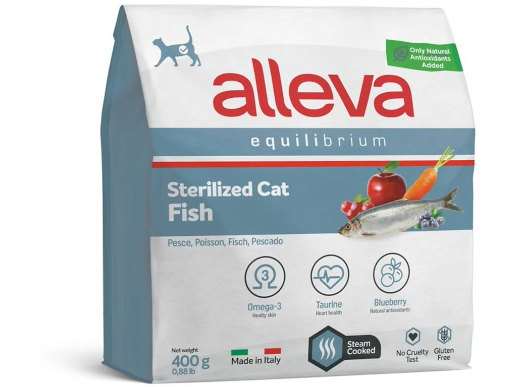 Alleva Equilibrium Hrana za sterilisane mačke Riba