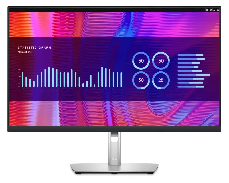 DELL Monitor 27" P2723DE QHD USB-C Professional IPS crni