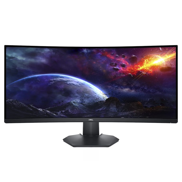 DELL Gaming zakrivljeni monitor 34" S3422DWG 144Hz WQHD FreeSync crni