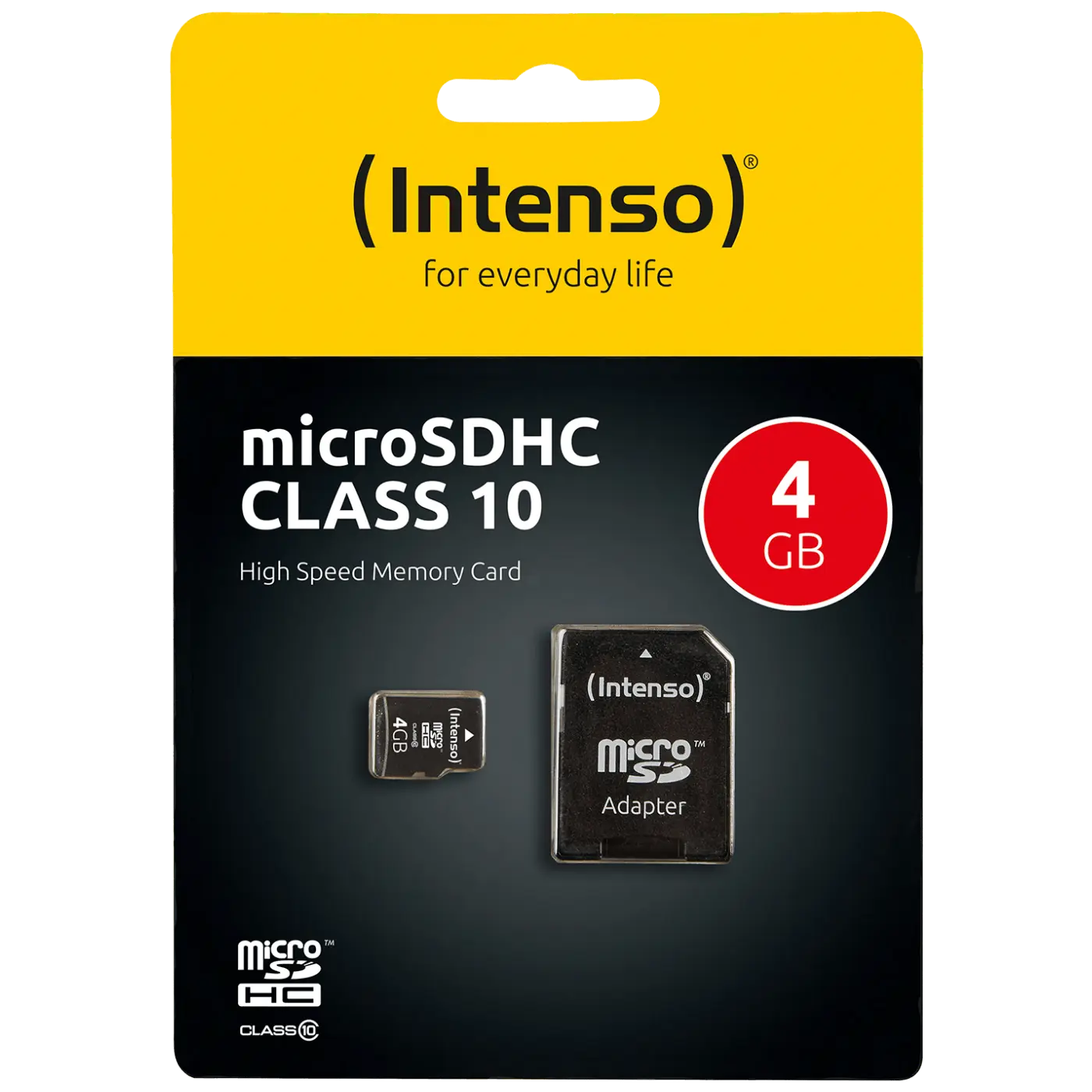 INTENSO Kartica Micro SD 4GB Class 10 (SDHC & SDXC) sa adapterom