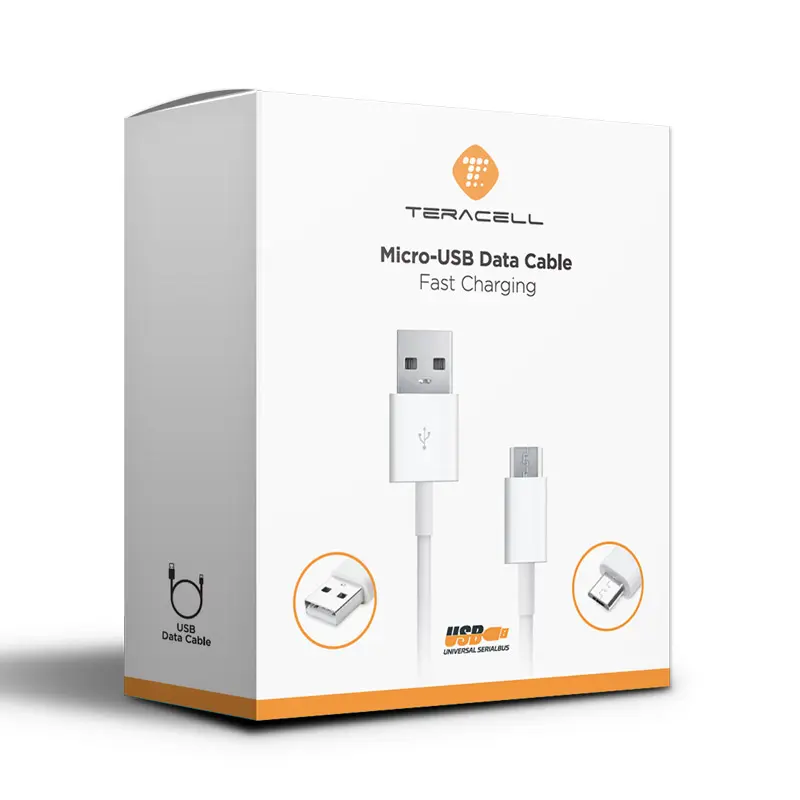 TERACELL USB kabl Plus Micro USB 2A beli 2m