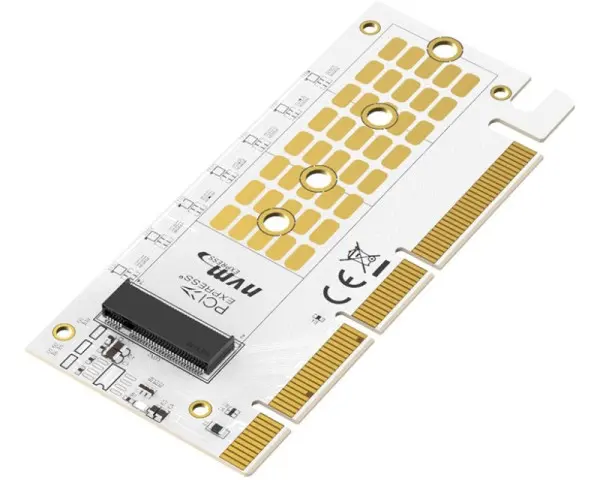 MAIWO Adapter M.2 NVMe na PCI-Express, KT058A beli