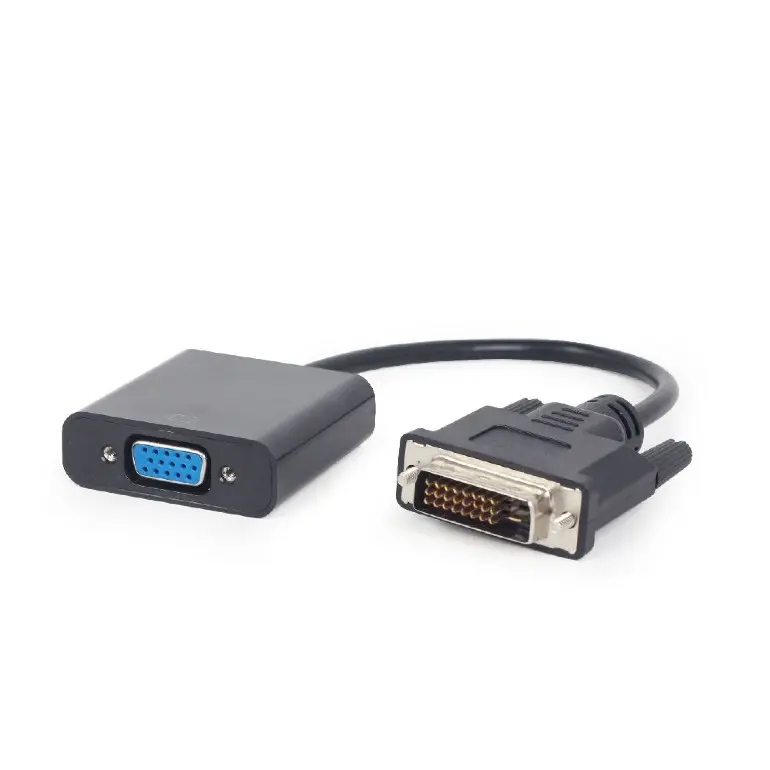 Gembird adapter za video kablove 0,2 m DVI-D VGA (D-Sub) Crno