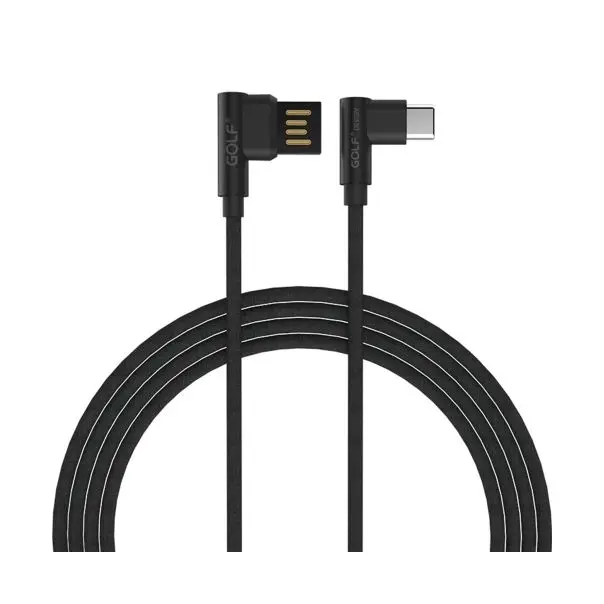 GOLF USB kabl tip C 1m 90° GC-48T crni