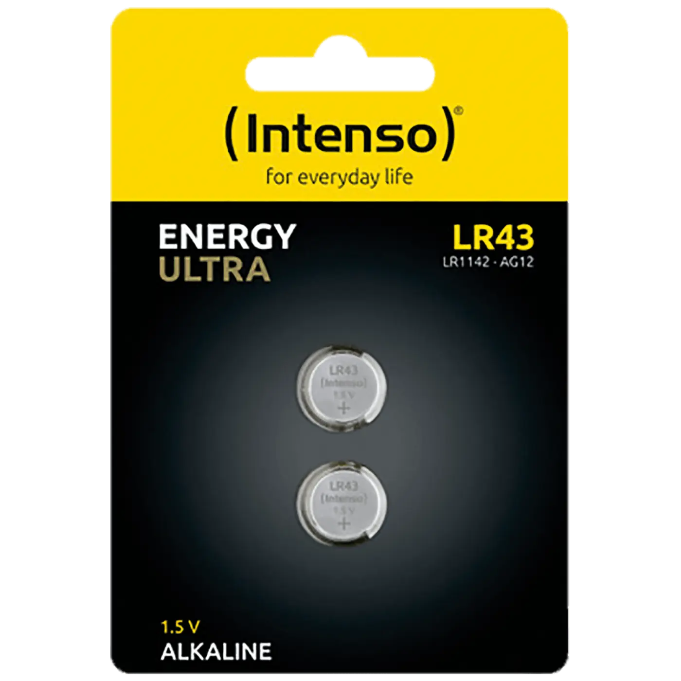 (INTENSO) Baterija alkalna LR43/2 1,5 V dugmasta 2 komada