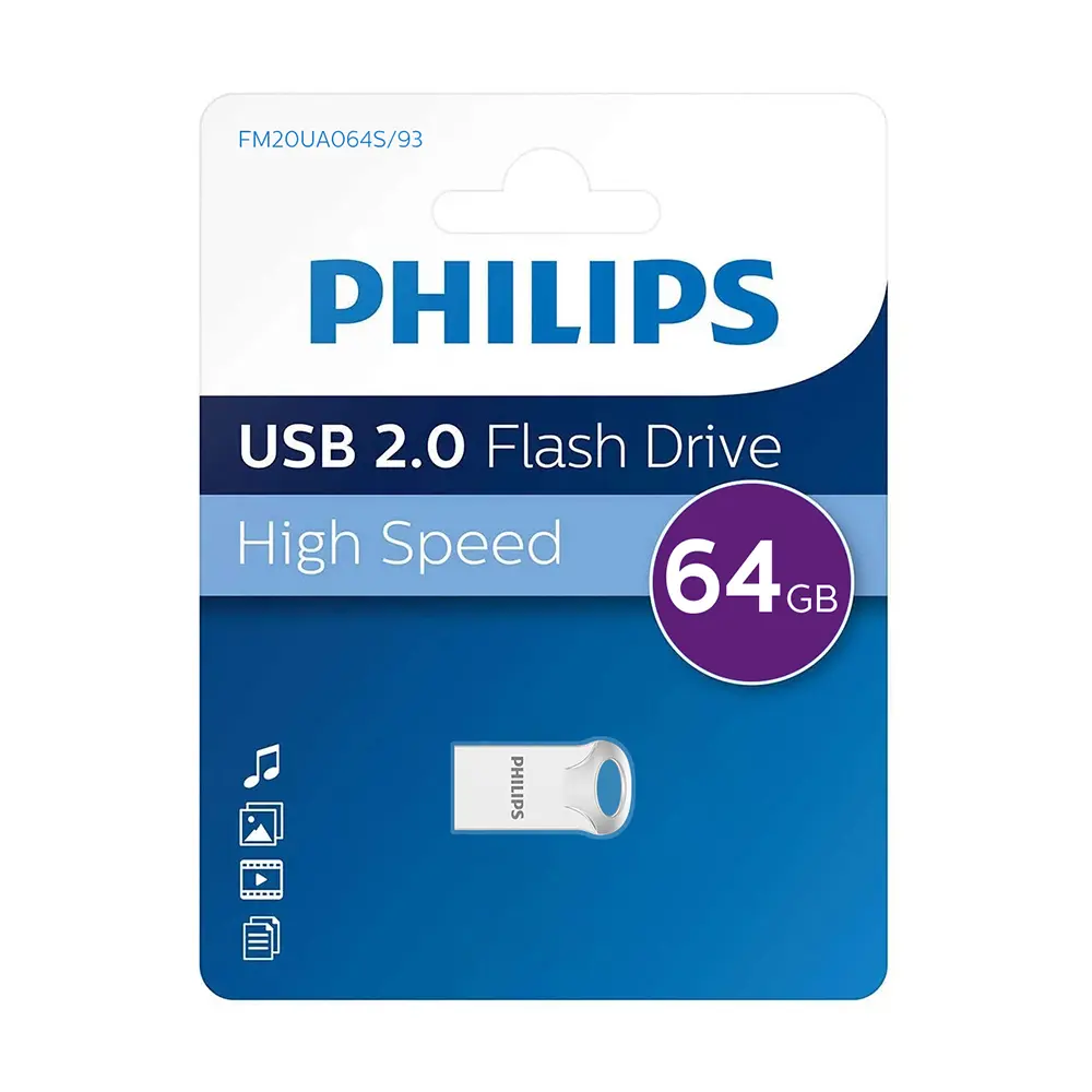 PHILIPS USB flash memorija 2.0 64GB single port (FLP FM20UA064S/93)