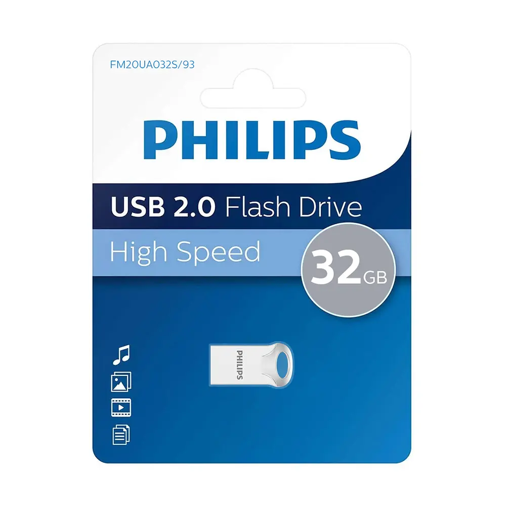 PHILIPS USB flash memorija 2.0 32GB single port (FLP FM20UA032S/93)