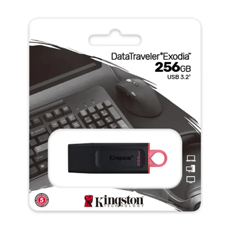 KINGSTON USB 256GB , USB 3.2 Gen.1, DataTraveler Exodia