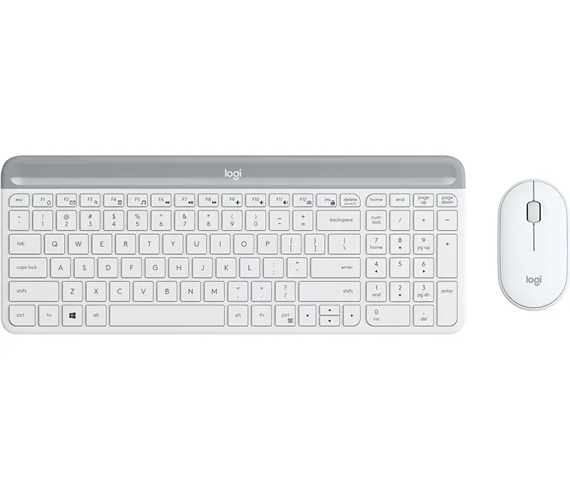 Logitech MK470 tastatura Bežična RF QWERTY SAD Međunarodna Belo