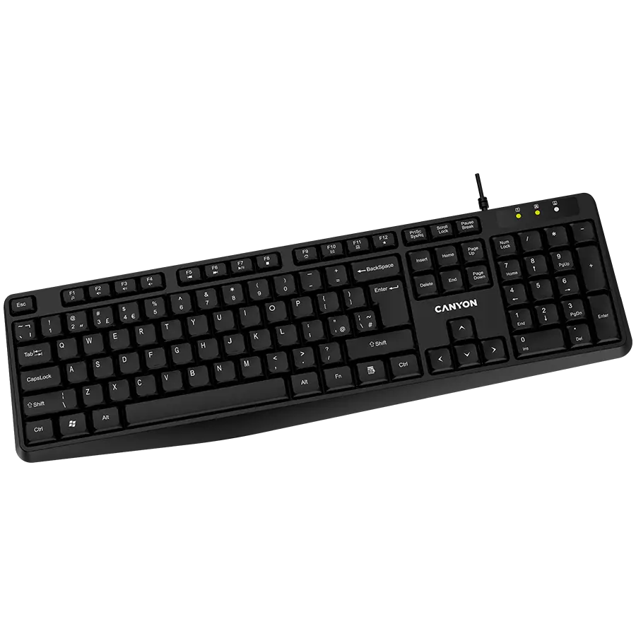 CANYON Tastatura KB-1 YU USB 1.5m crna