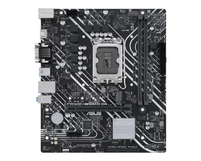 ASUS H610M-D D4 Prime Matična ploča, Intel H610, DDR4, 64 GB
