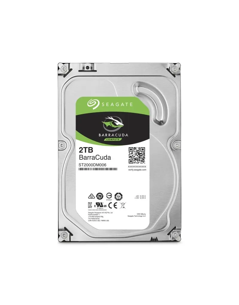 SEAGATE BarraCuda 2 TB 3.5" 7200rpm 256MB