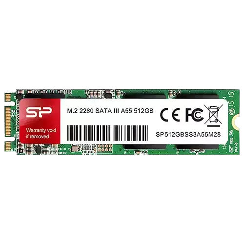 SILICON POWER SSD M.2 512GB SP512GBSS3A55M28 A55 zeleni