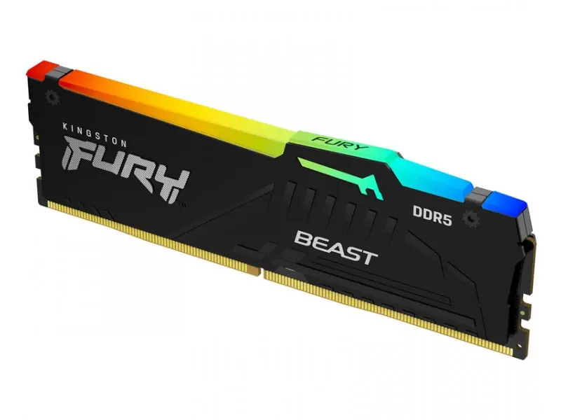 KINGSTON RAM memorija DIMM DDR5 16GB 5600MT/s KF556C36BBEA-16 Fury Beast RGB