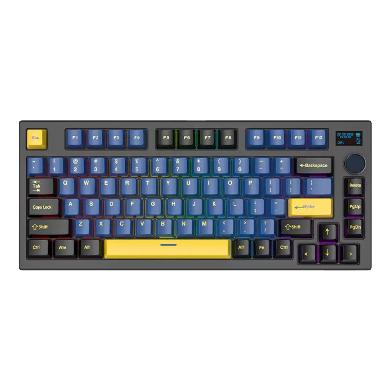 FANTECH Tastatura Mehanička Gaming MK910 RGB Vibe Maxfit 81 Grand Cobalt Wireless (Yellow switch)