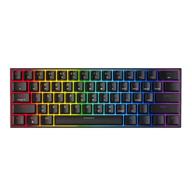 FANTECH Tastatura mehanička Gaming MK857 RGB Maxfit61 crna (blue switch)