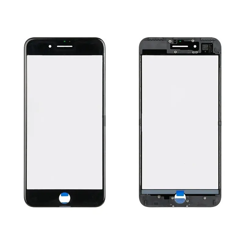 Staklo+frame+OCA lepak za Iphone 7 PLUS crni ORG