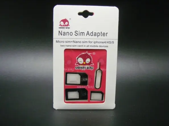 SIM adapter NANO+MICRO+IGLICA crni komplet