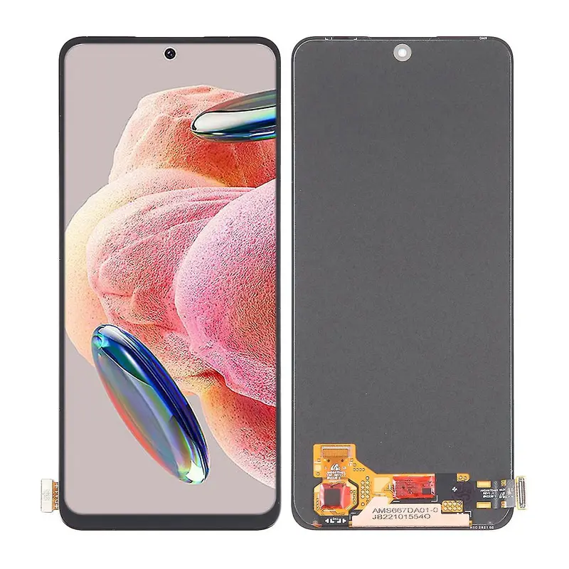 LCD za Redmi Note 12 4G + touch screen crni WITH FRAME OLED