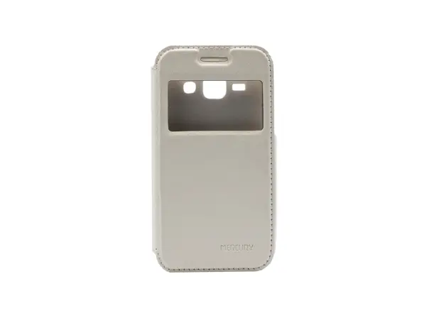 MERCURY Maska za telefon na preklop View za Samsung G355 Core II bela