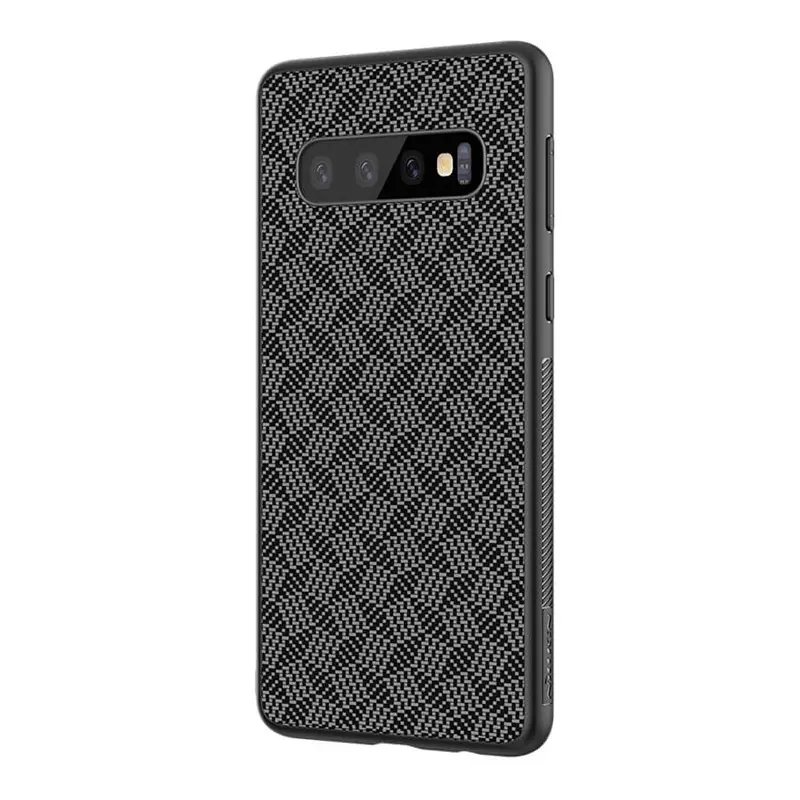 NILLKIN Maska za telefon Synthetic Fiber za Samsung S10/ G973 crno siva