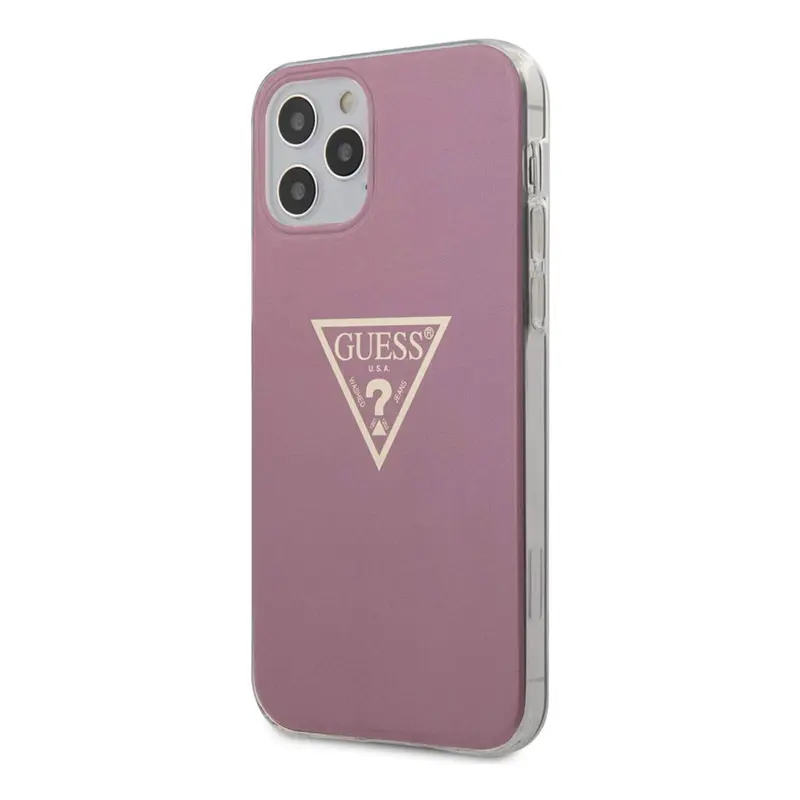 GUESS Maska za telefon Faceplate za iPhone 12/12 Pro pink