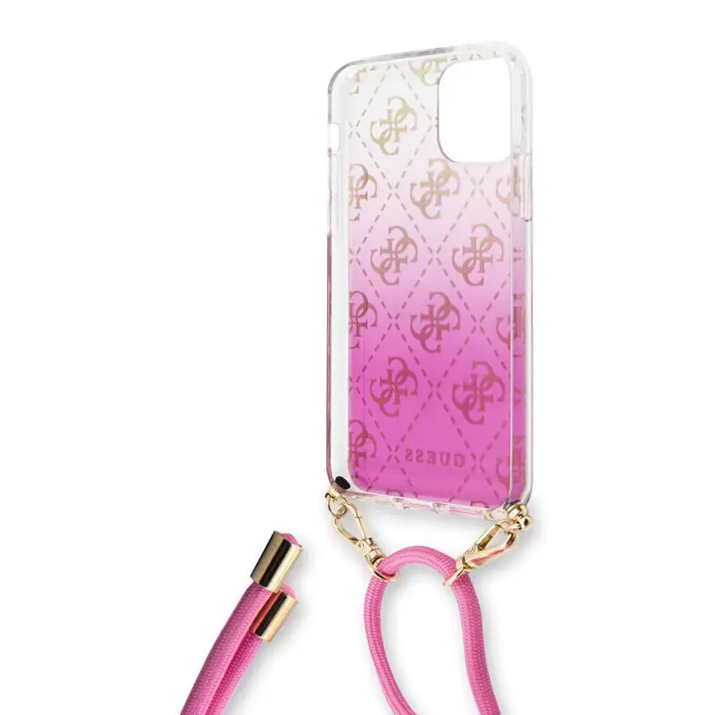 GUESS Maska za telefon Faceplate za iPhone 11 Pro pink