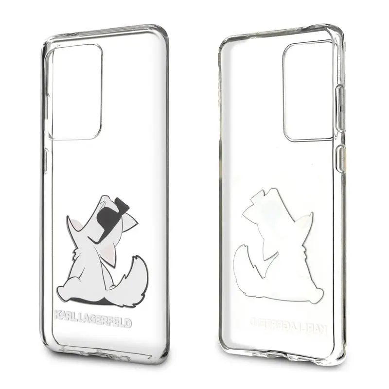 KARL LAGERFELD Maska za telefon Cat za Samsung S20 Ultra/ G988F transparent