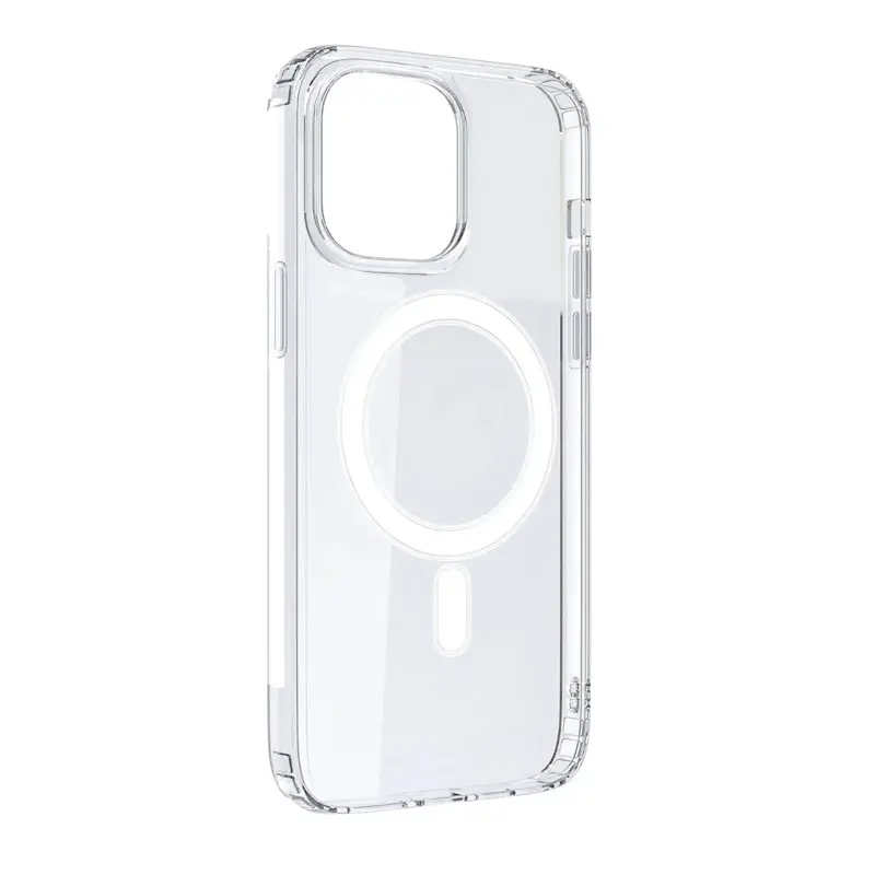 Maska za telefon Clear Magsafe Premium za iPhone 15 Pro Max transparent