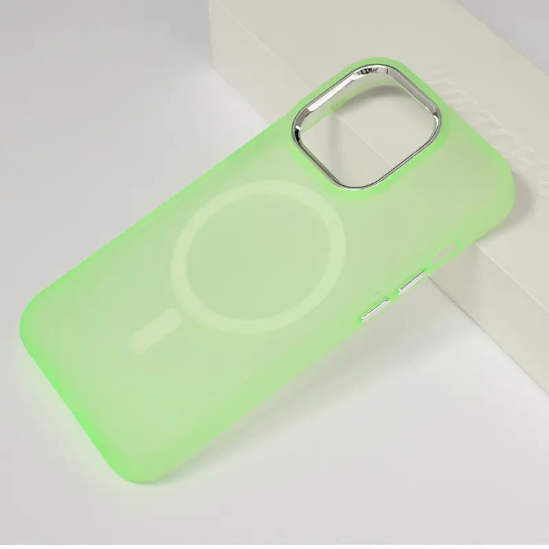 Maska za telefon Colorful Magsafe za iPhone 13 Pro Max zelena
