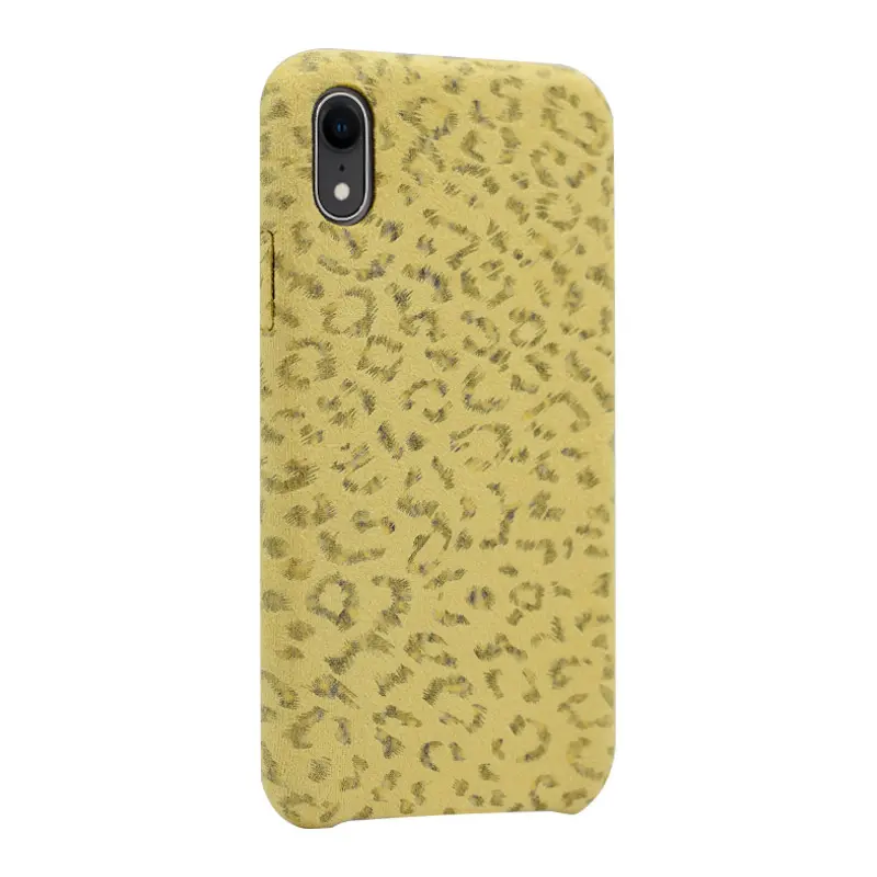 Maska za telefon Leopard za iPhone XR žuta