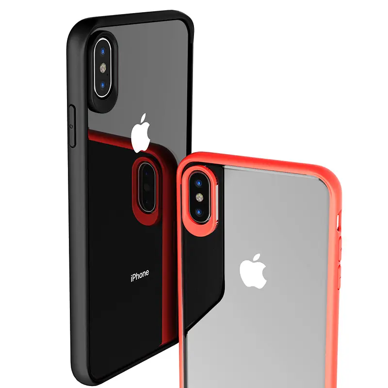 Maska za telefon Polychromatic za iPhone XS Max crvena