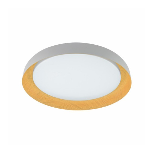 LED plafonjera M205458 24W 6500K bela+boja drveta