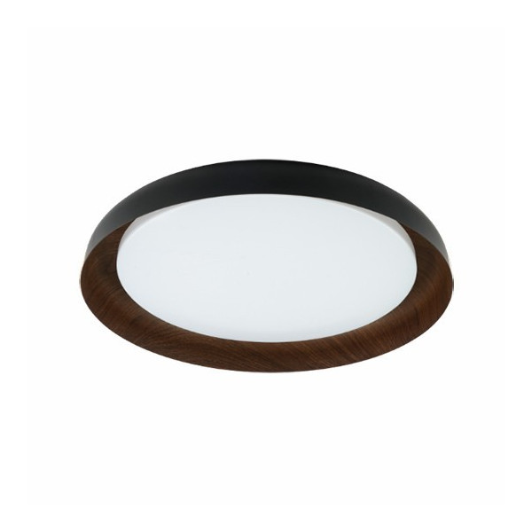 LED plafonjera M205458 24W 6500K crna+boja drveta